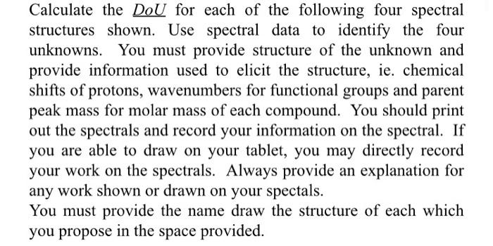 Solved Calculate the DoU for each of the following four | Chegg.com