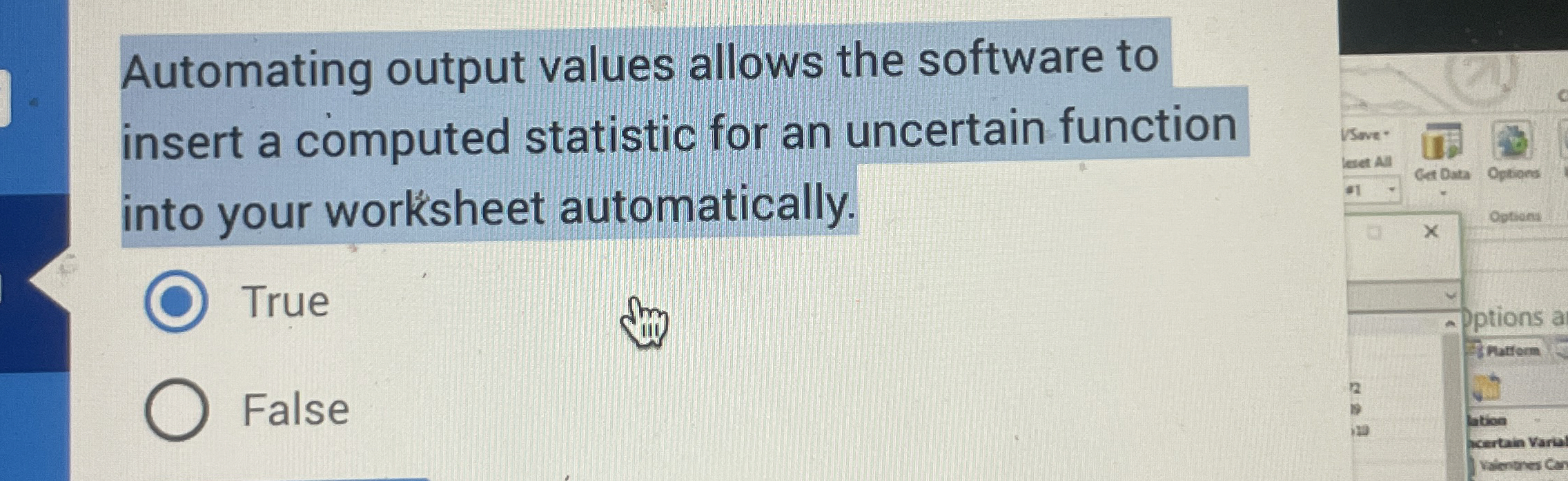 Solved Automating output values allows the software to | Chegg.com
