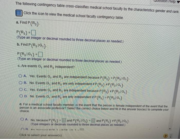 Solved The following contingency table cross-classifies | Chegg.com