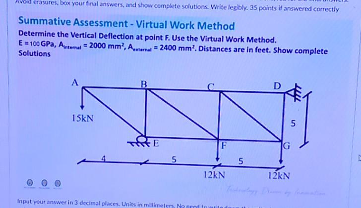 Solved Avoid erasures, box your final answers, and show | Chegg.com