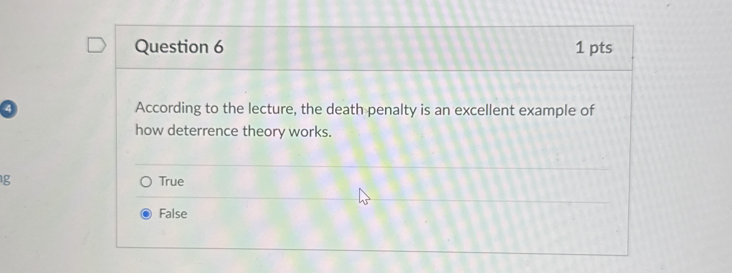 Solved Question 61 ﻿ptsAccording to the lecture, the death | Chegg.com