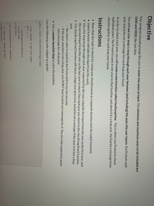 Solved Objective Your program should prompt the user to | Chegg.com