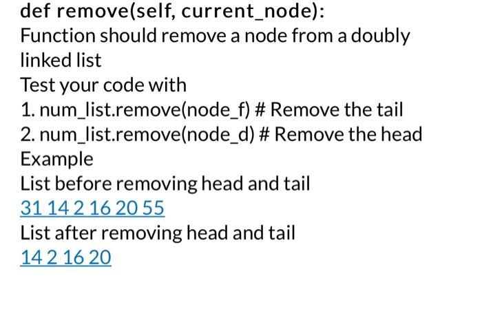 Solved class Node: def _init__ (self, data): self.data = | Chegg.com