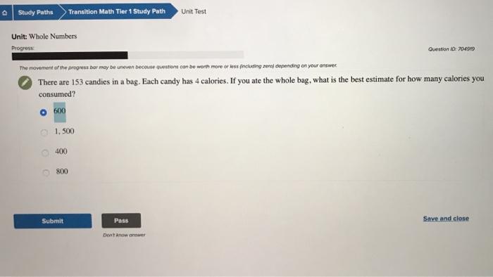 Solved Study Paths Transition Math Tier 1 Study Path Unit | Chegg.com