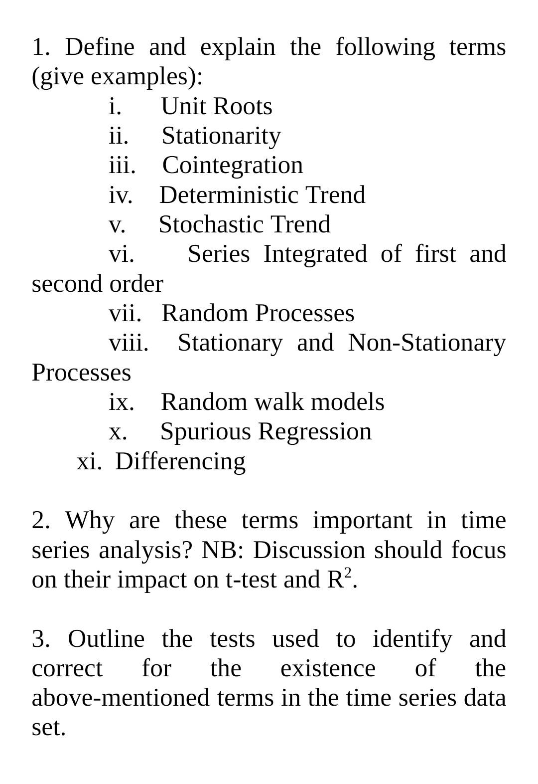 Solved 1. Define and explain the following terms (give | Chegg.com
