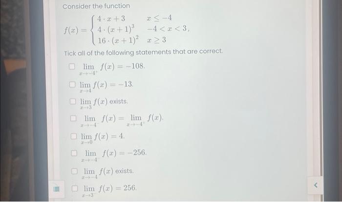 Solved Consider the function | Chegg.com