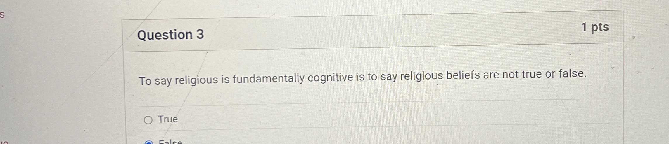 Solved Question 31 ﻿ptsTo say religious is fundamentally | Chegg.com