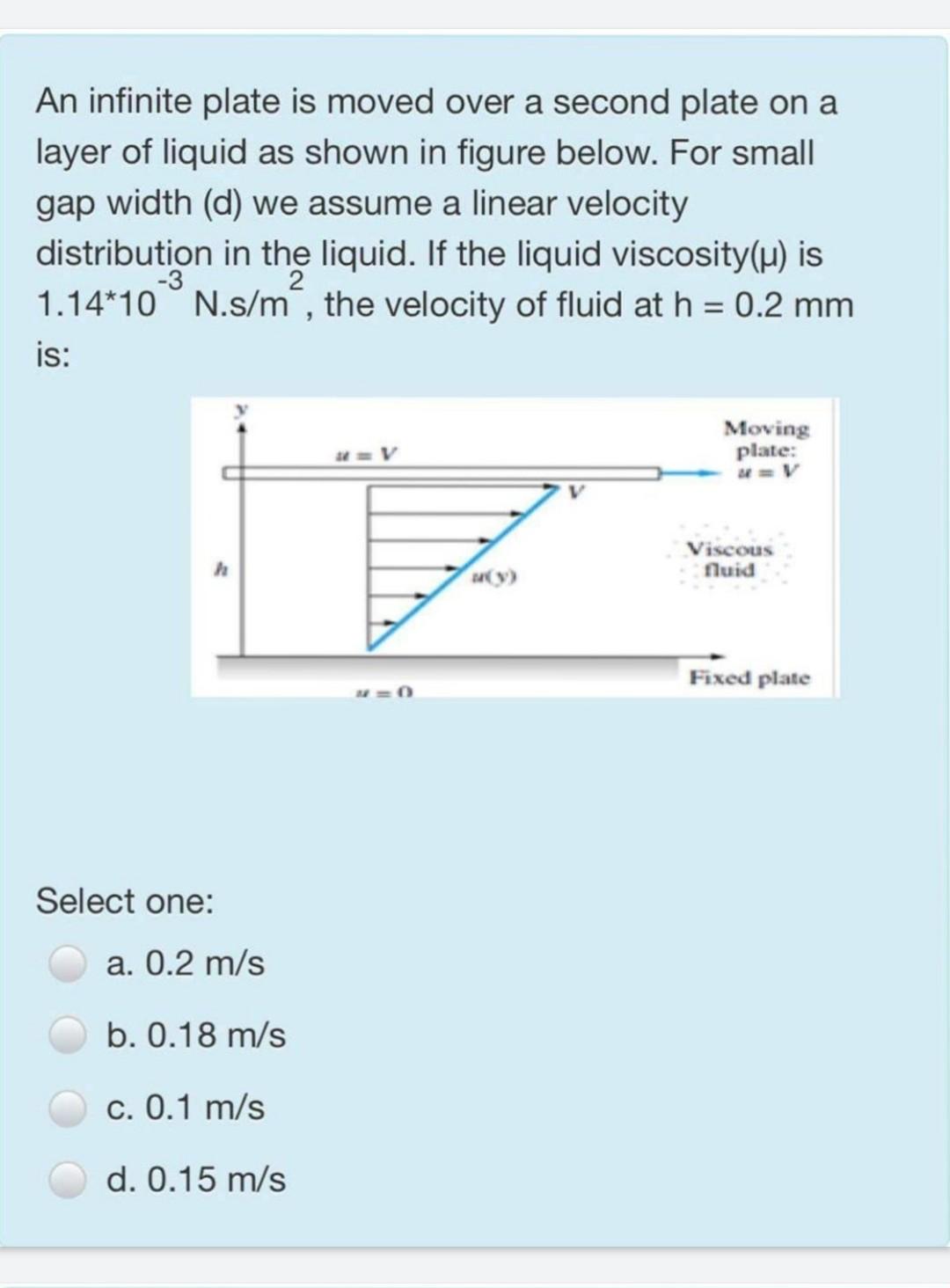 An infinite plate is moved over a second plate on a | Chegg.com