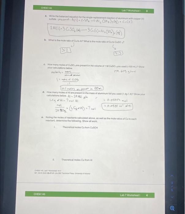 Solved a. Wite the bilaricod equation lor the | Chegg.com