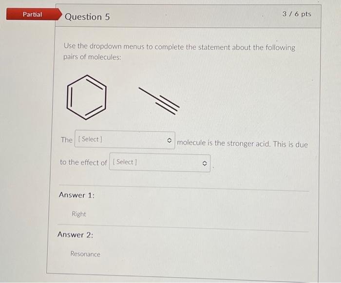 Solved Use the dropdown menus to complete the statement | Chegg.com