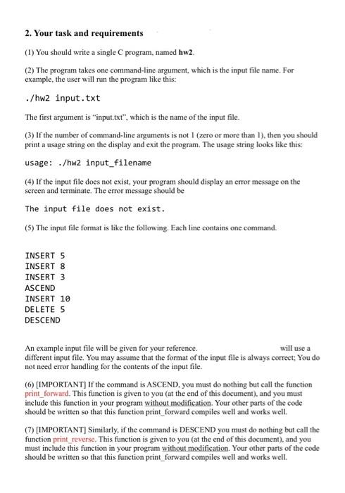 Solved Have to code c program1)have to add two functions in | Chegg.com