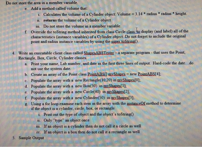 Solved Instructions: Make sure that you follow the Program | Chegg.com