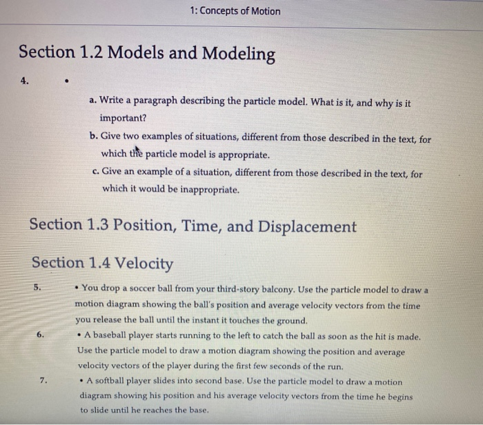 Figure EX1.110 shows two dots of a motion diagram | Chegg.com