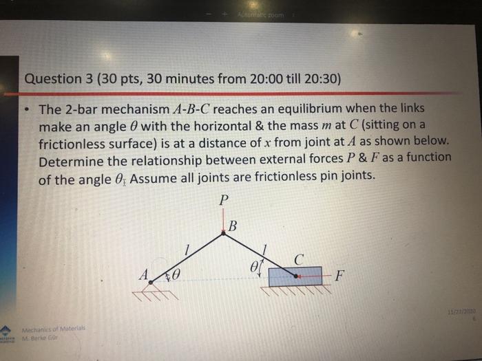 Solved Question 3 (30 pts, 30 minutes from 20:00 till 20:30) | Chegg.com Solved Question 3 (30 pts, 30 minutes from 20:00 till 20:30) | Chegg.com
