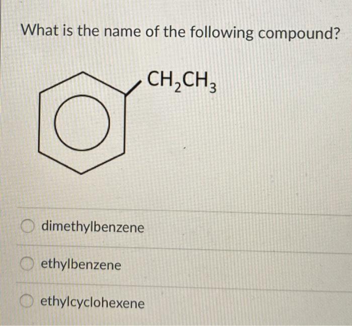 Solved What is the name of the following compound? NH2 o O | Chegg.com