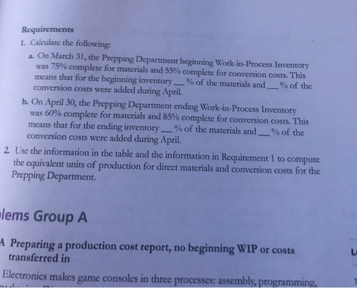 Solved Requirements 1. Calculate the following: a. On March | Chegg.com