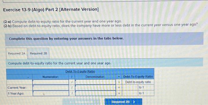 Solved Exercise 13-9 (Algo) Analyzing risk and capital | Chegg.com