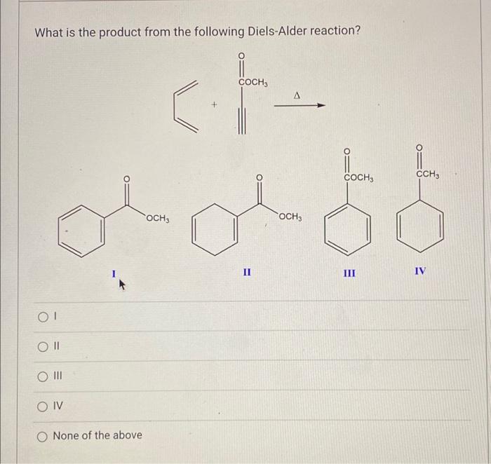 Solved What is the product from the following Diels-Alder | Chegg.com