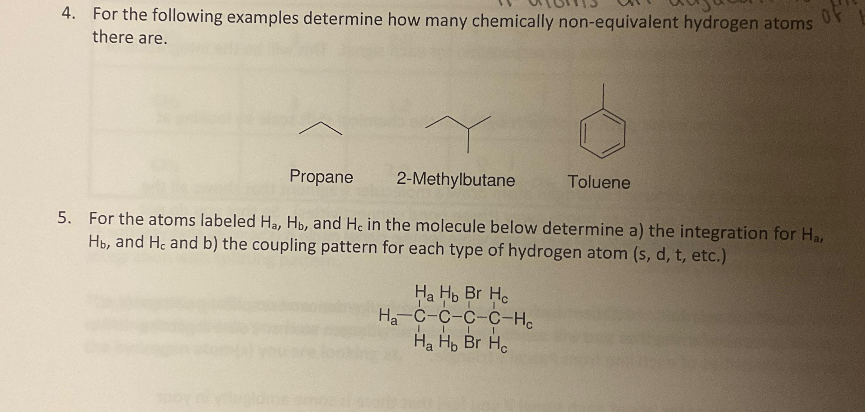 Solved For the following examples determine how many | Chegg.com