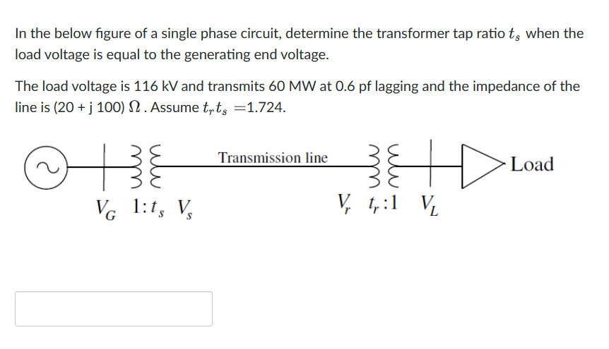 Solved In the below figure of a single phase circuit, | Chegg.com