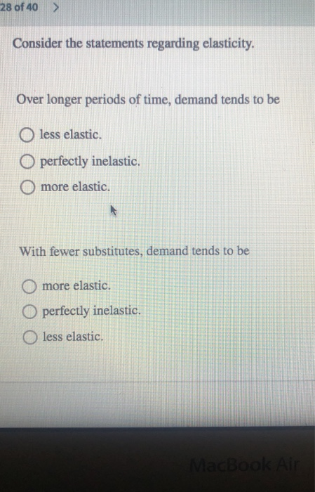 Solved 28 of 40 > Consider the statements regarding | Chegg.com