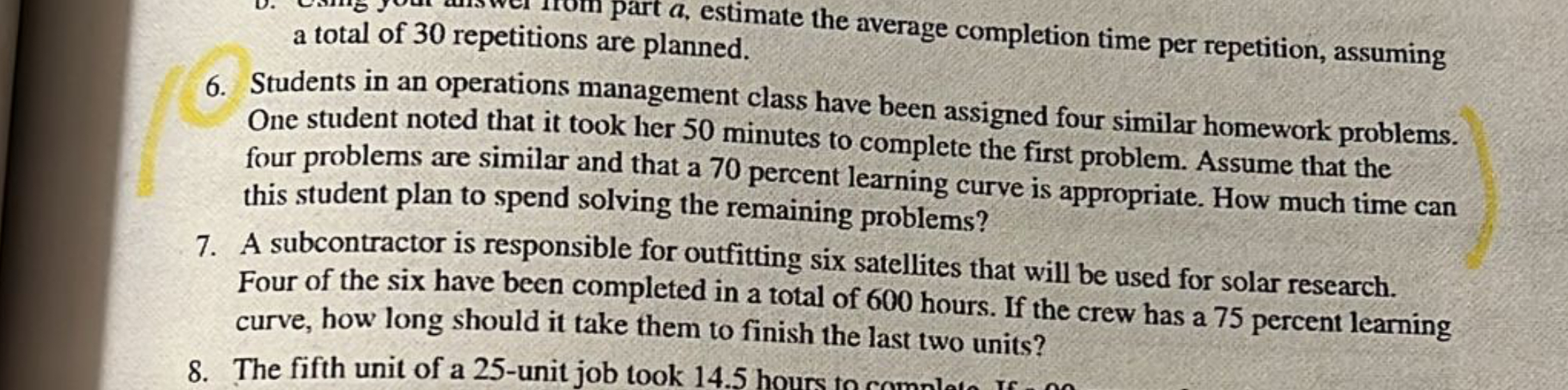 Solved a total of 30 ﻿repetitions are planned.Students in an | Chegg.com