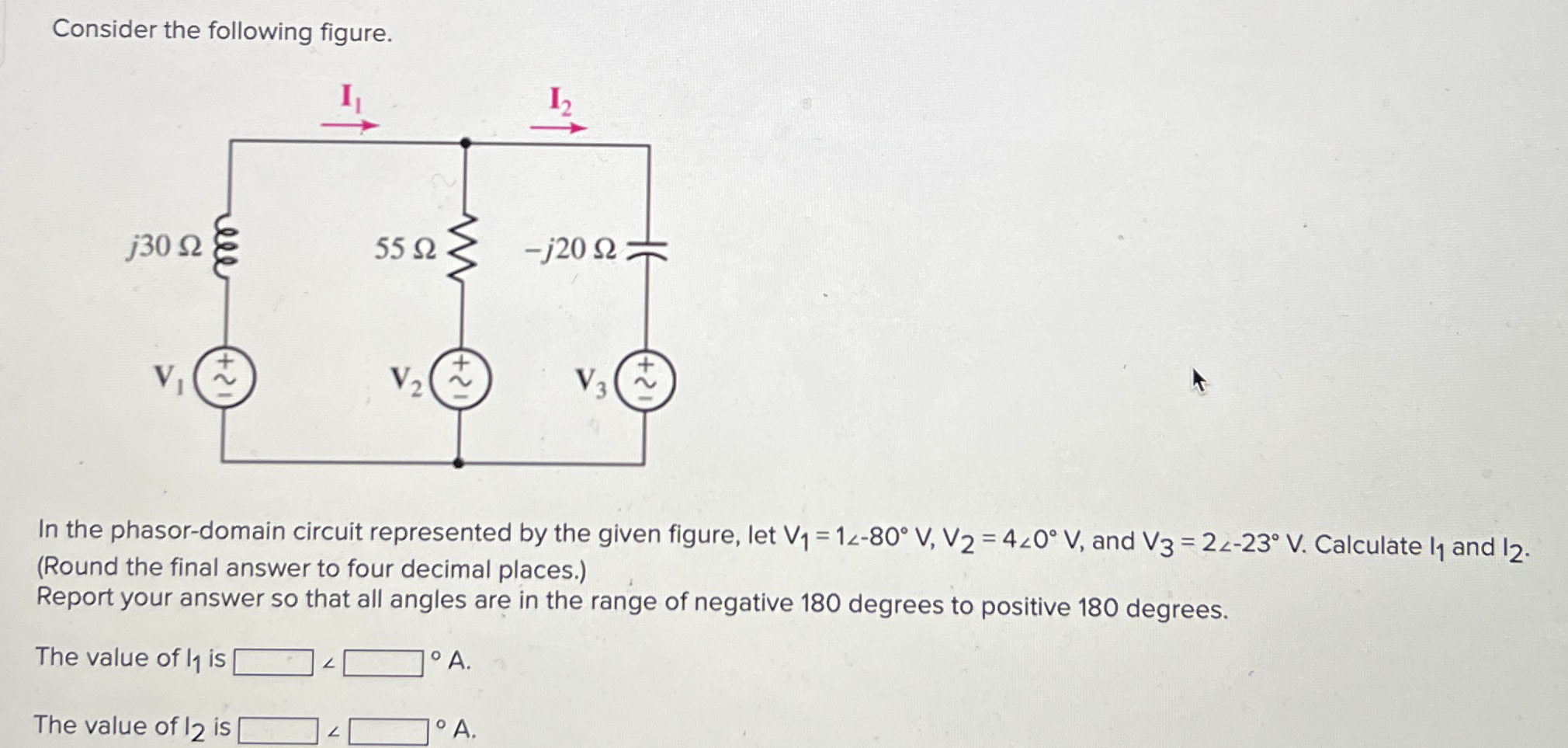 Solved Consider the following figure.In the phasor-domain | Chegg.com