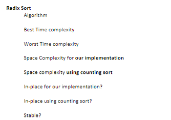 //using the radix sort algorithm to sort strings that | Chegg.com