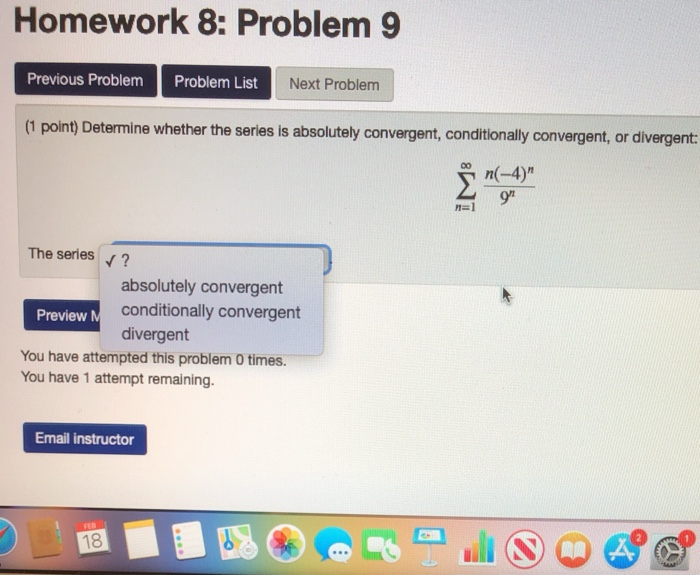 Solved Homework 8 Problem 9 Previous Problem Problem List 2704