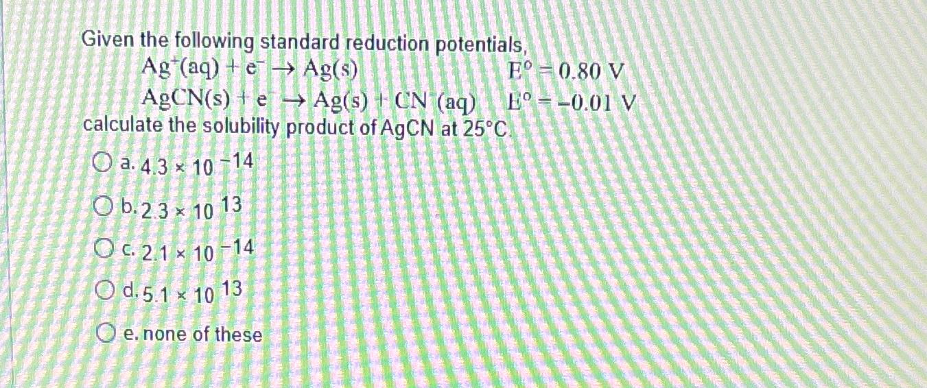 Solved Given the following standard reduction | Chegg.com