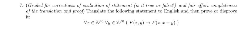 Solved (Graded for correctness of evaluation of statement | Chegg.com