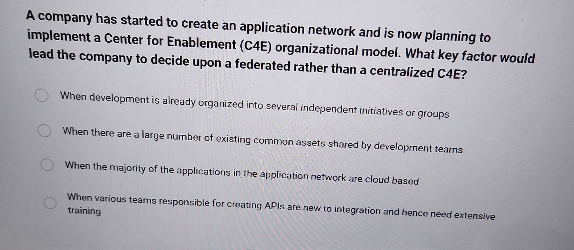 Solved A company has started to create an application | Chegg.com