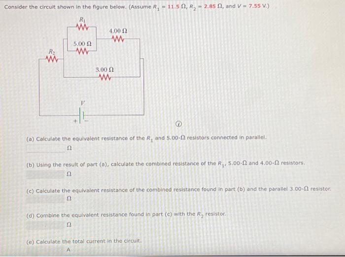 Solved Consider the circuit shown in the figure below. | Chegg.com