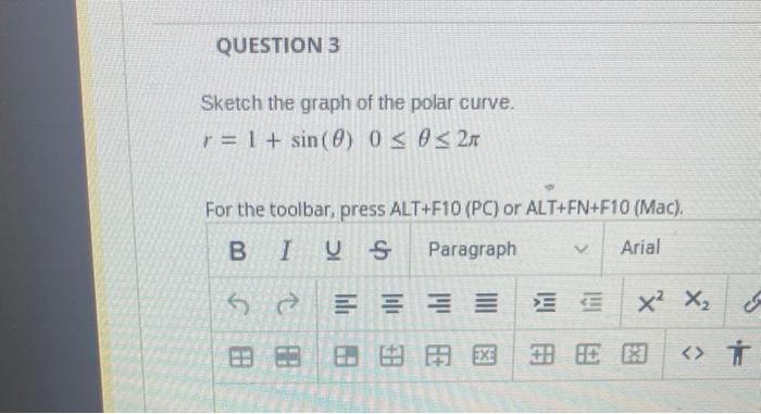 Solved Sketch the graph of the polar curve. r=1+sin(θ)0≤θ≤2π | Chegg.com