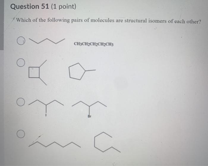 Solved Question 51 (1 point) Which of the following pairs of | Chegg.com Solved Question 51 (1 point) Which of the following pairs of | Chegg.com