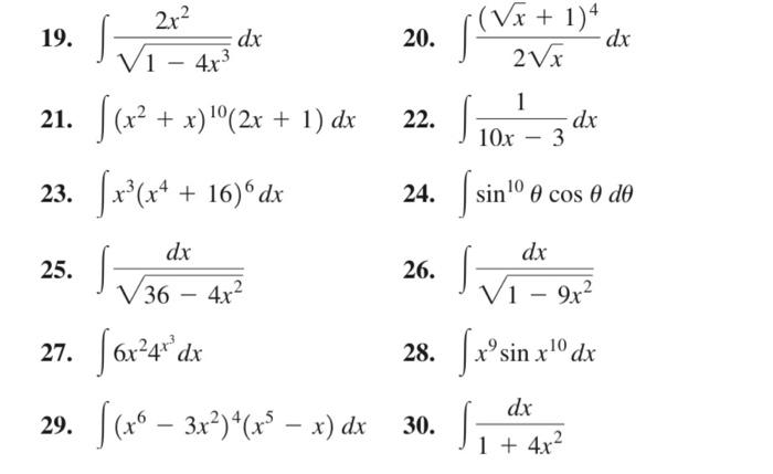 Solved Practice Exercises 17-44. Indefinite integrals Use a | Chegg.com