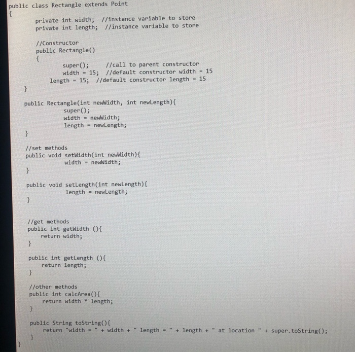 Instructions: Make sure that you follow the Program | Chegg.com