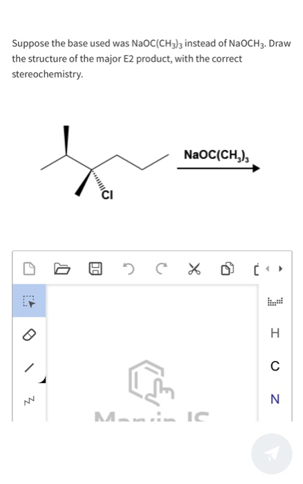 Solved Suppose the base used was NaOC(CH3)3 instead of | Chegg.com