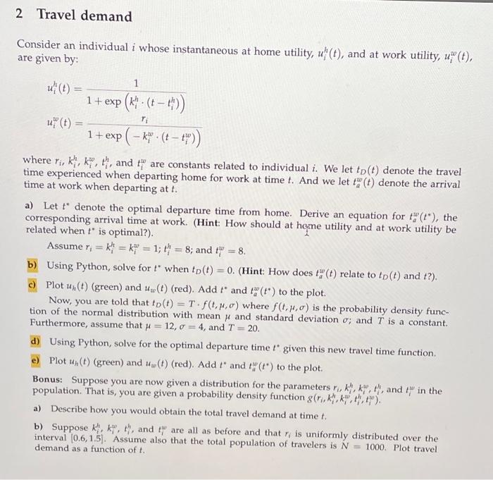 Solved Consider an individual i whose instantaneous at home | Chegg.com