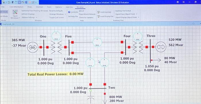 Solved Task 6: [20 points) Open the case the PowerWorld | Chegg.com
