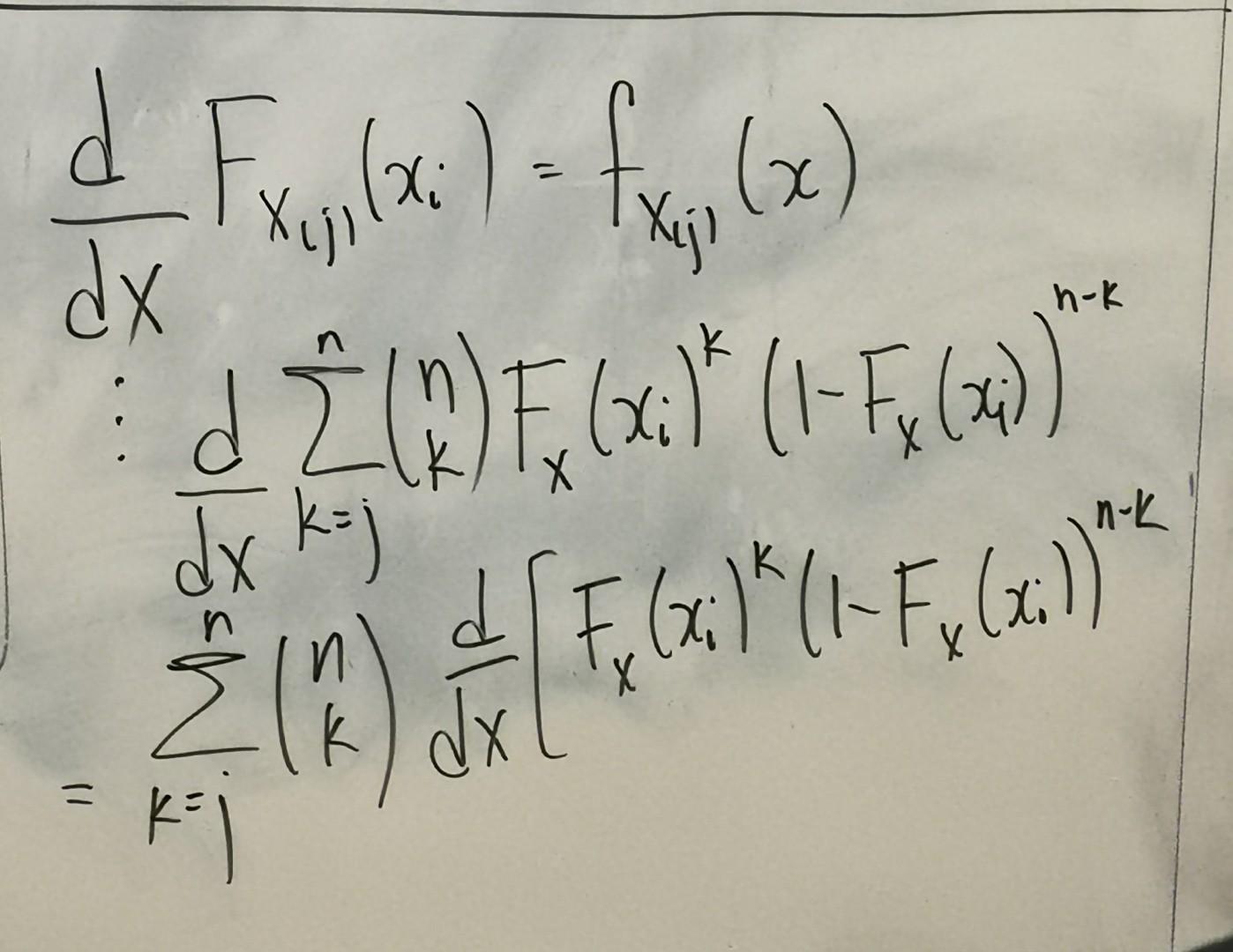 Solved Please show Hot to Get from the CDF to the PDF of the | Chegg.com
