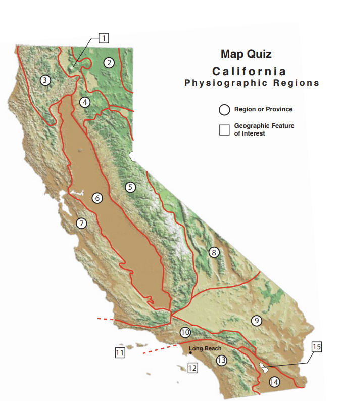 MAP QUIZ CALIF. 205 Multiple Choice 1. What | Chegg.com
