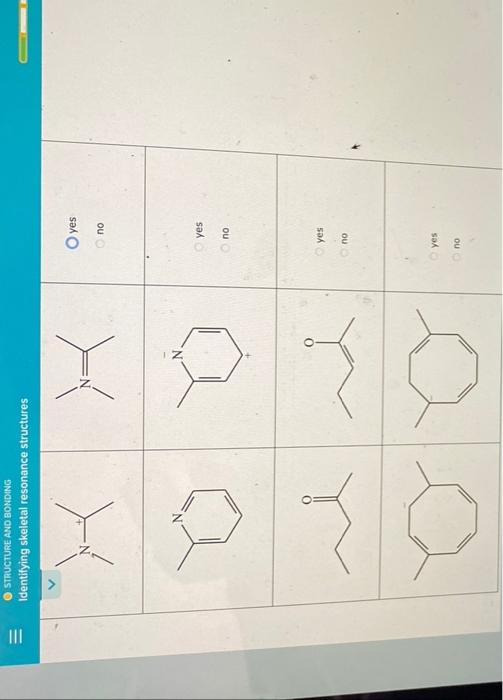 Solved = O STRUCTURE AND BONDING Identifying skeletal | Chegg.com
