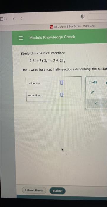 Solved Study this chemical reaction: 2Al+3Cl2→2AlCl3 Then, | Chegg.com