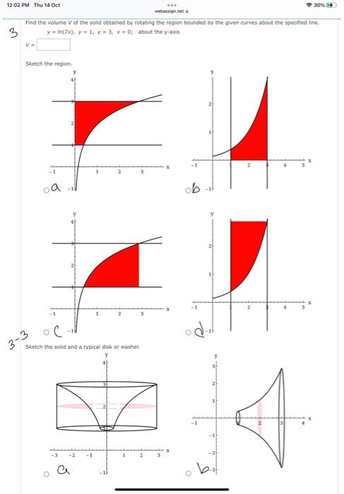 Solved Consider the following (a) Set up an integral for the | Chegg.com