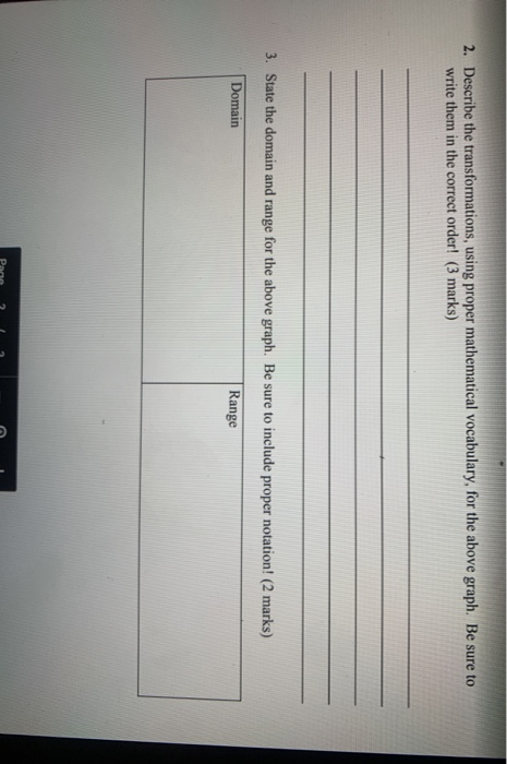 1- graphing.pdf 1. Sketch the graph by using mapping | Chegg.com