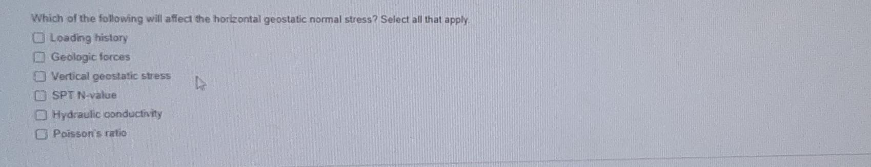 Solved Which of the following will affect the horizontal | Chegg.com