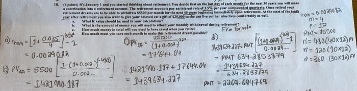 Solved Using the TVM Money Formula Sheet, is question B) | Chegg.com