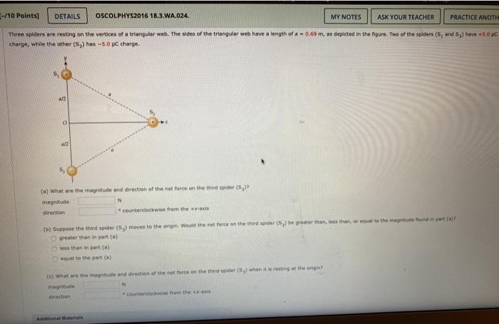 Solved 10 Points Details Oscolphys2016 18 3 Wa 024 My
