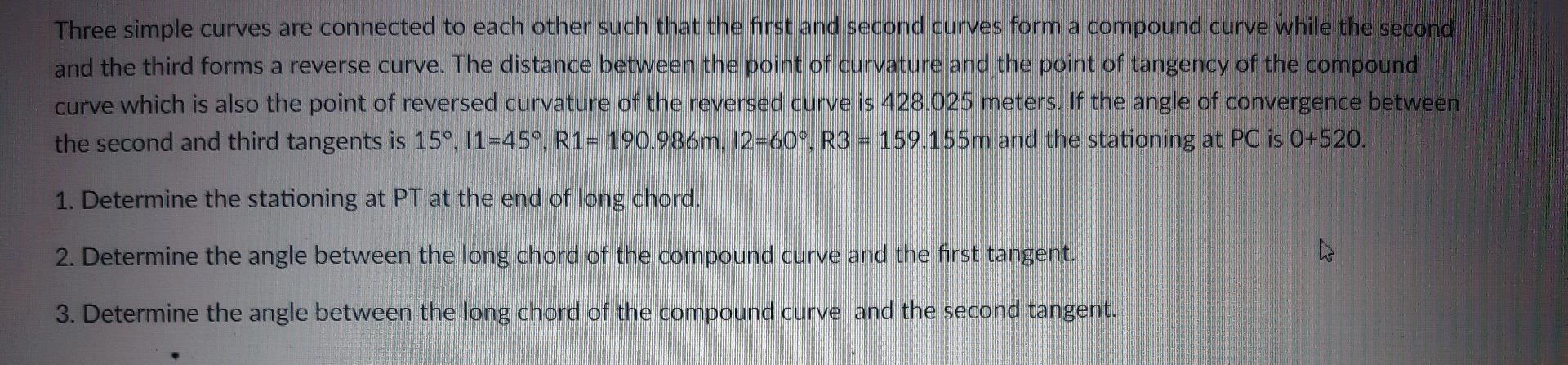 Solved Three simple curves are connected to each other such | Chegg.com